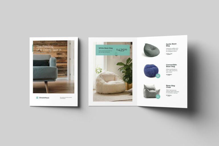 A4 Bifold Brochure Mockups – MasterBundles