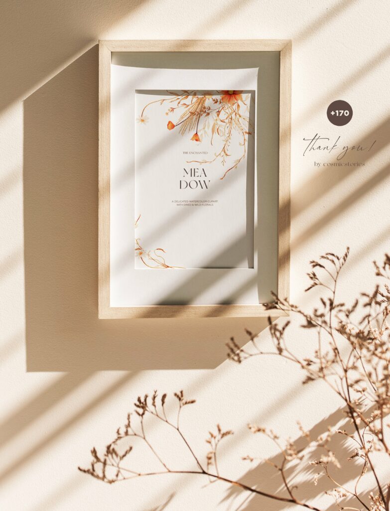 Delicate meadow watercolor Clipart – MasterBundles