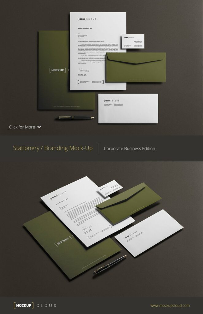 Corporate Stationery Mock-Up – MasterBundles