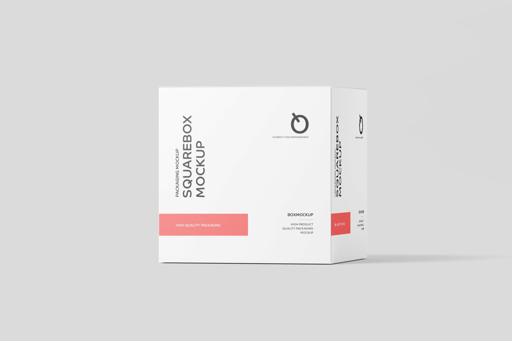 Square Box Mockup – MasterBundles