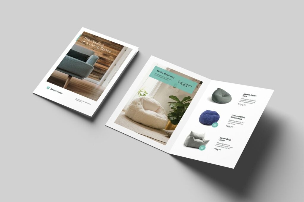 A4 Bifold Brochure Mockups – MasterBundles