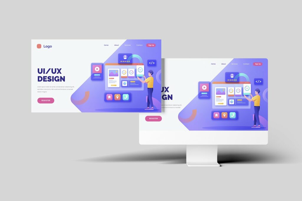 Desktop Screen Mockups – MasterBundles