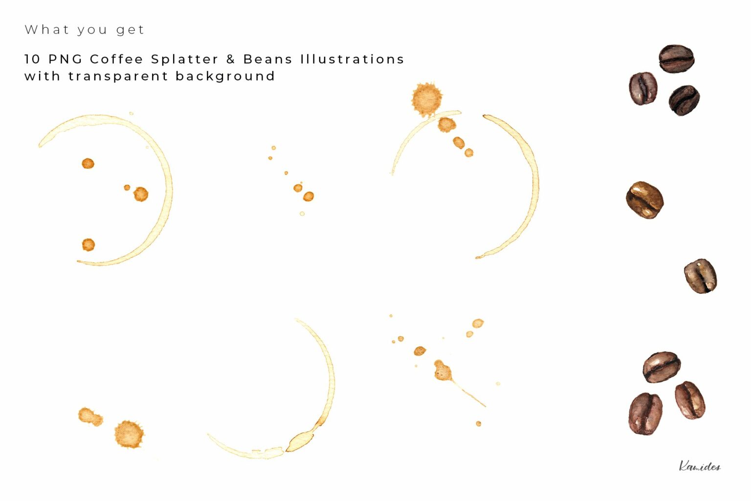 Watercolor COFFEE Clipart & Pattern – MasterBundles