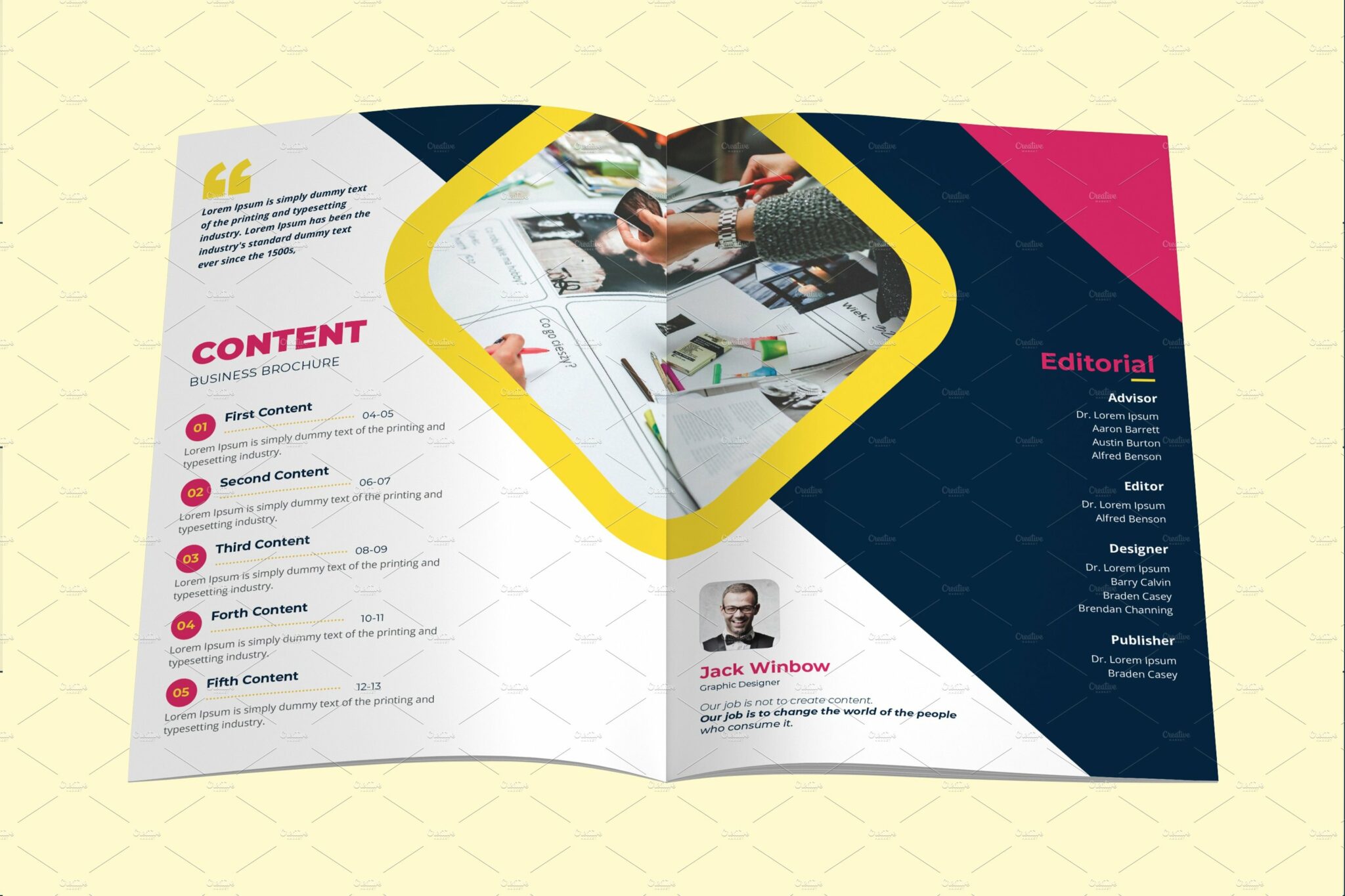 Business Magazine Brochure Template – MasterBundles