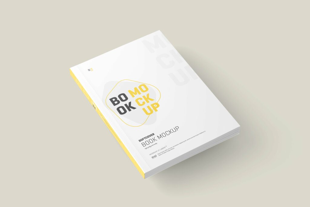 Softcover Book Mockup – MasterBundles