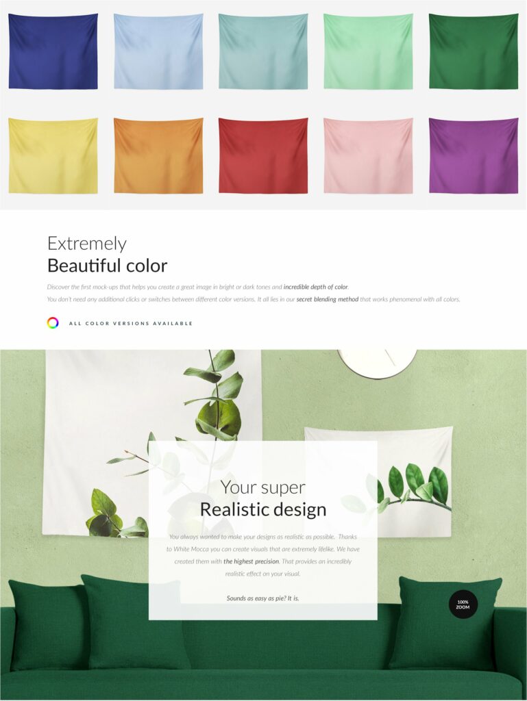 Wall Tapestry Scene Creator Mock-ups – MasterBundles
