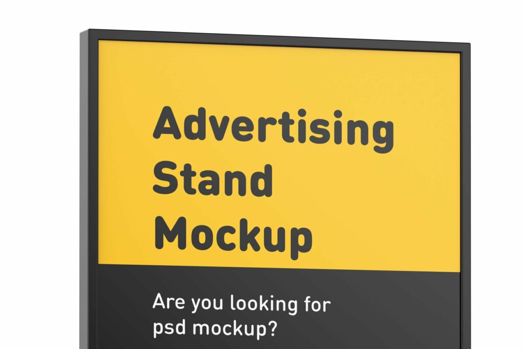 Advertising Stand Mockup – MasterBundles