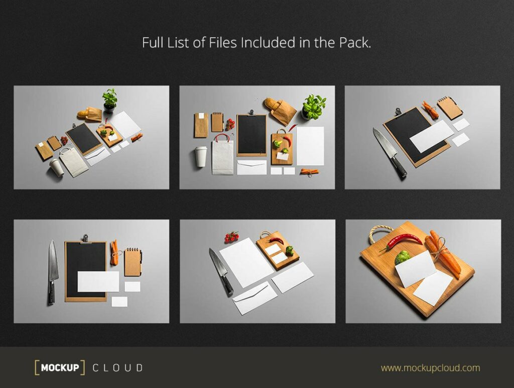Restaurant & Bar /Stationery Mock-Up – MasterBundles