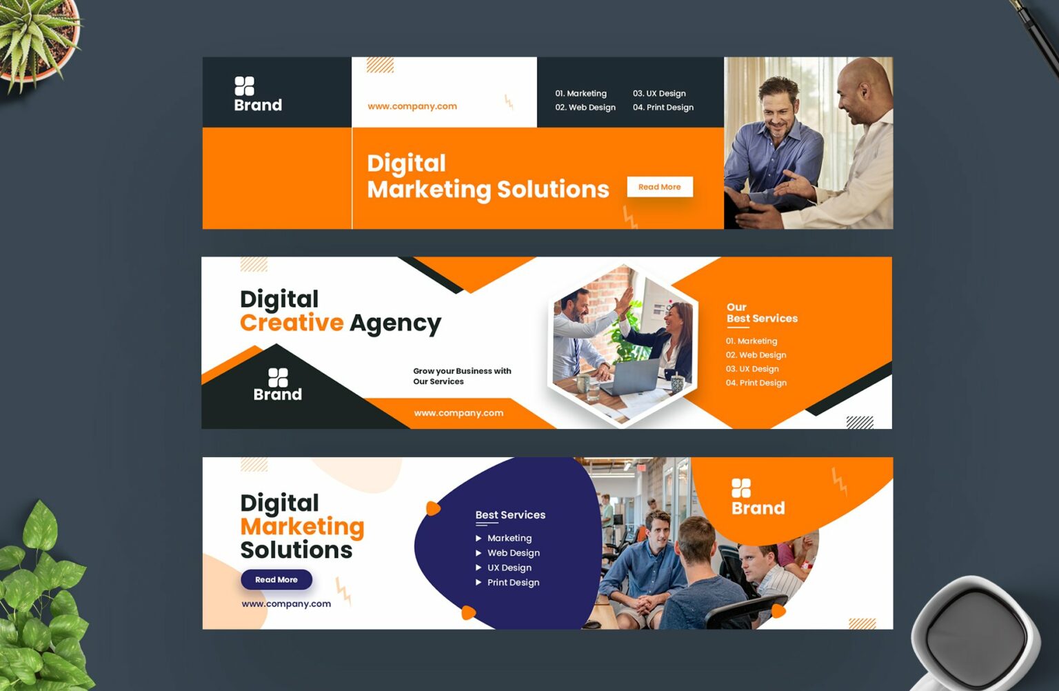 Digital Marketing LinkedIn Banner – MasterBundles