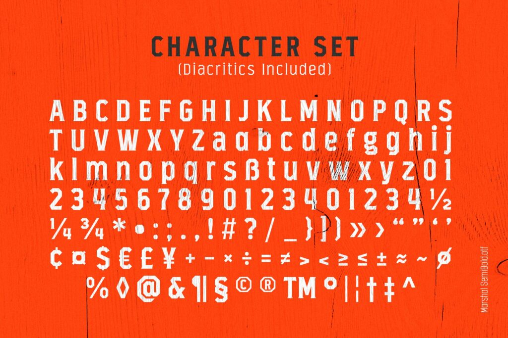 Marshal Variable Typeface – MasterBundles