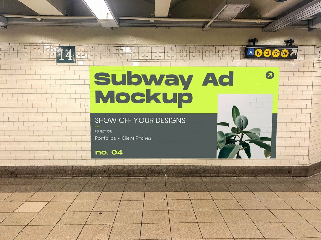 SALE 50% OFF 22 Mockups - NYC Subway – MasterBundles