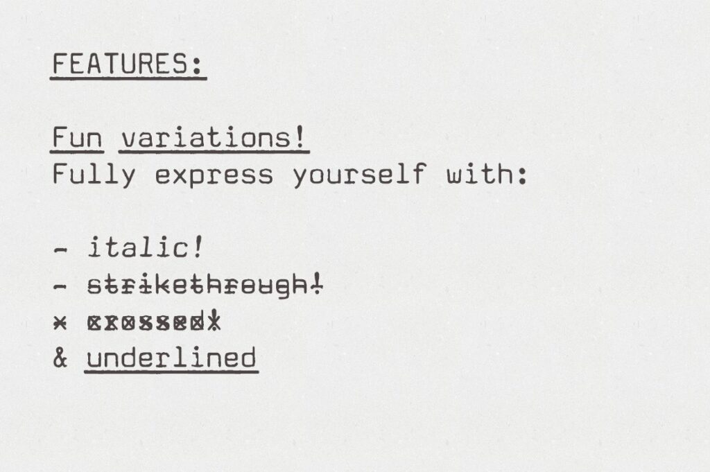 Amateur Typewriter monospaced font – MasterBundles