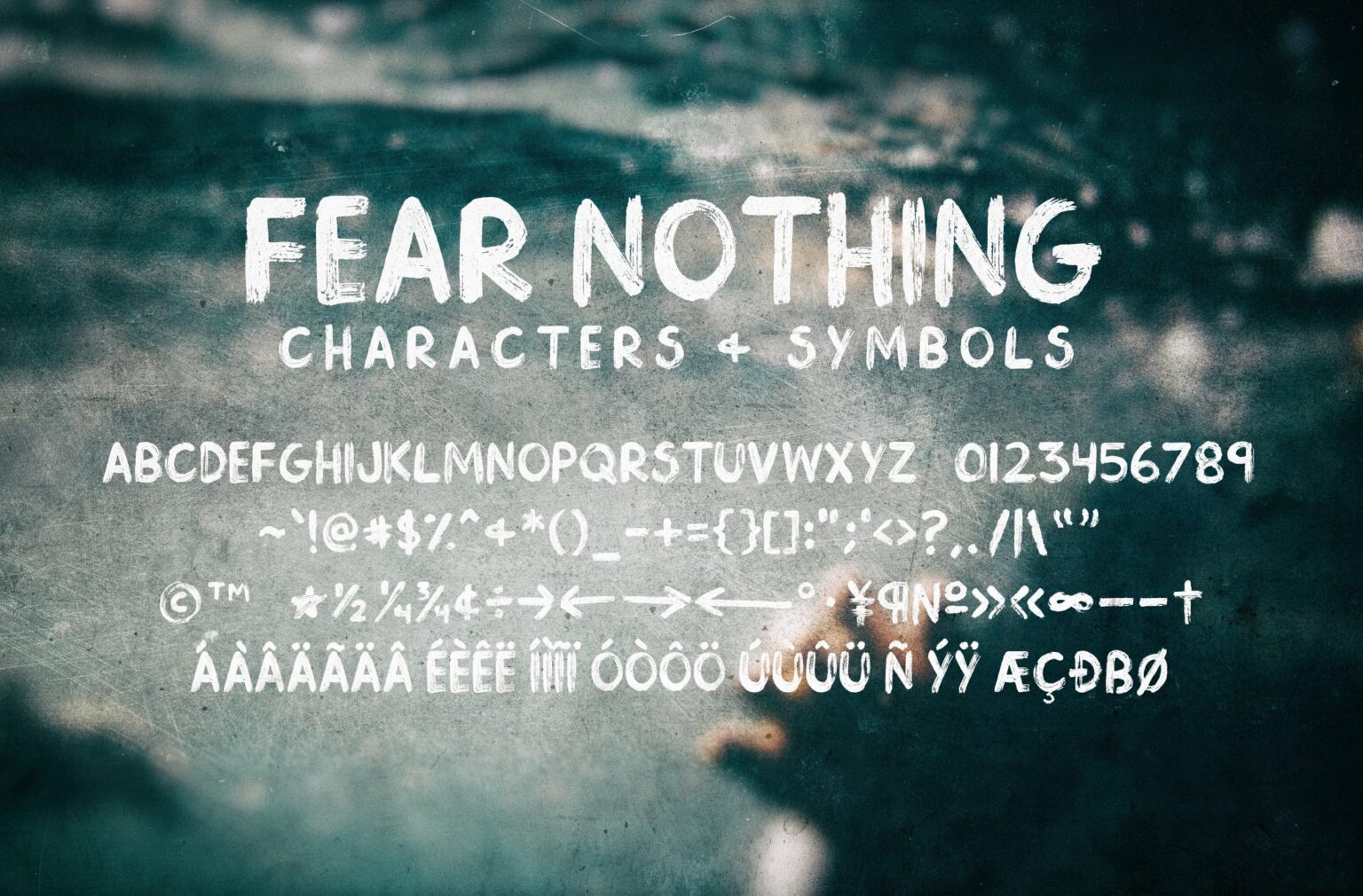 Fear Nothing Brush Font – MasterBundles