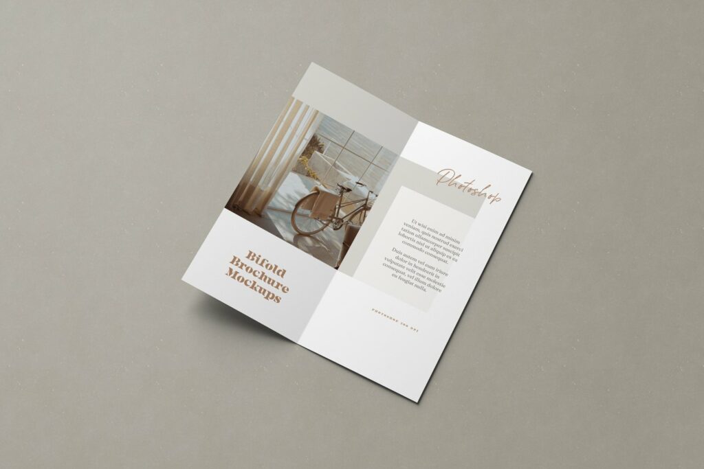 Bifold DL Brochure Mockups – MasterBundles