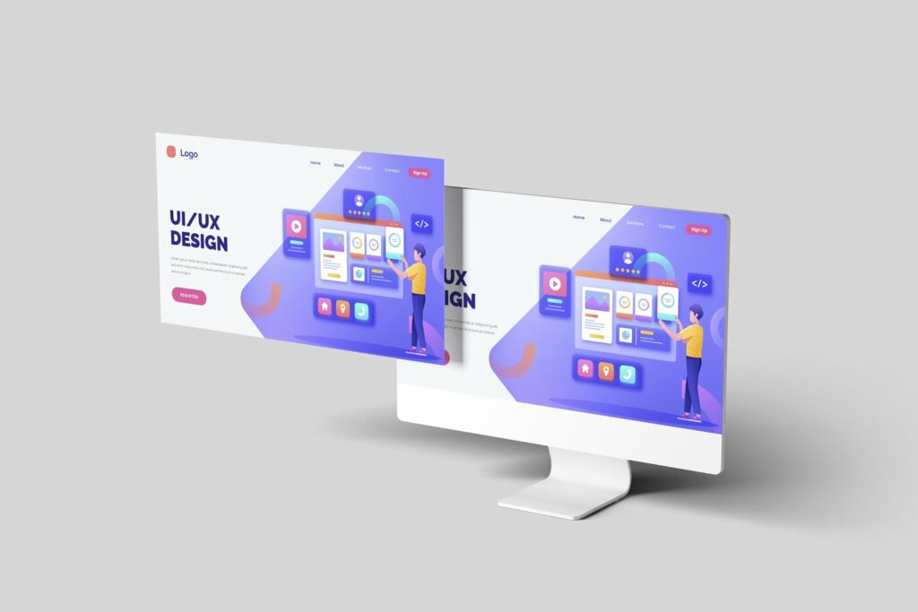 Desktop Screen Mockups – MasterBundles