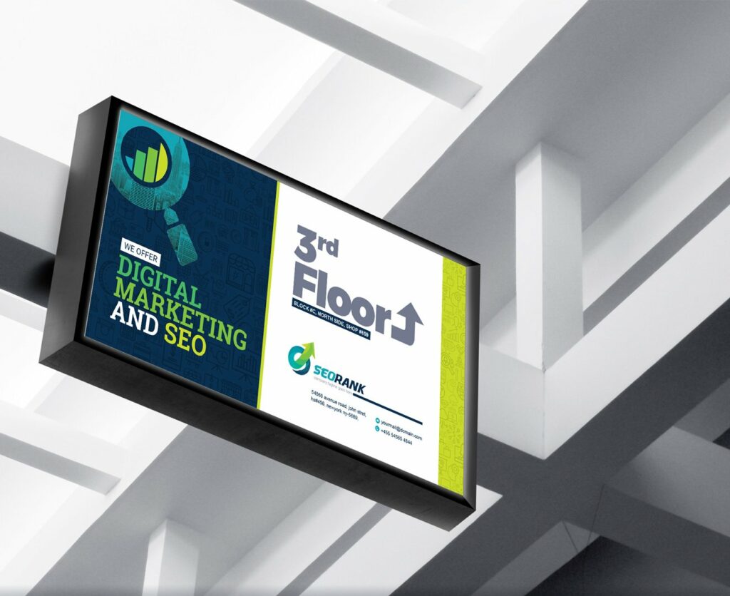 Signage : Billboard, Banner, Store – MasterBundles