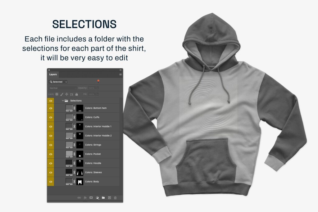 IND4000 Hooded Pullover Mockups – MasterBundles