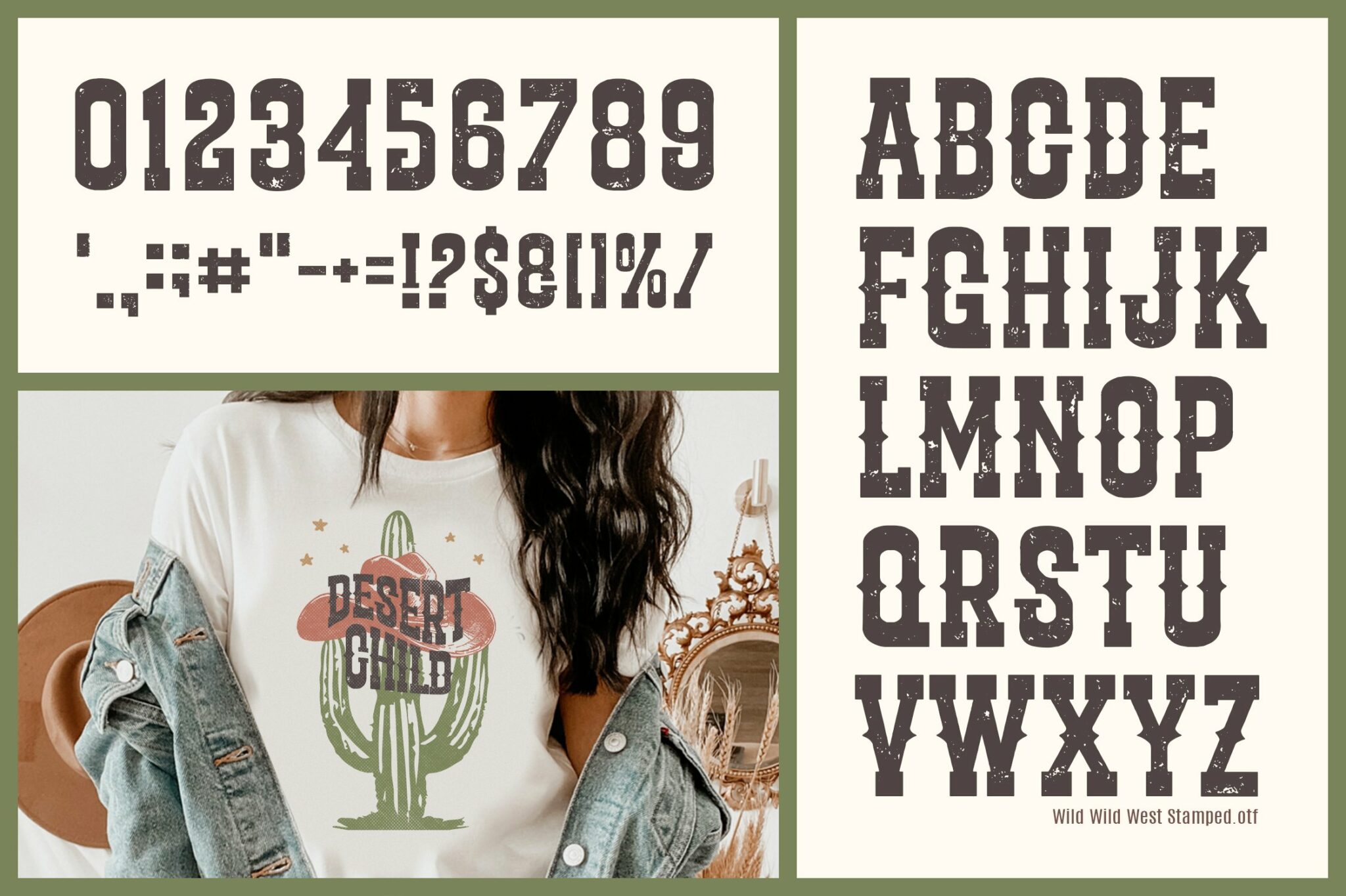 Wild Wild West. Color Font (4styles) – MasterBundles