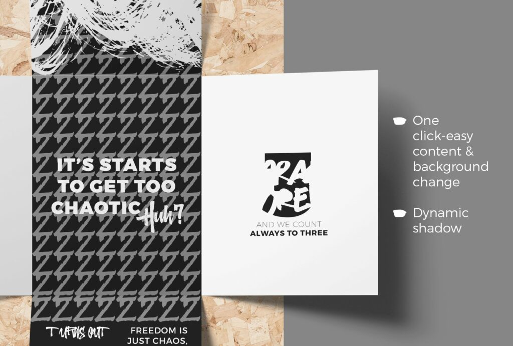 Cross Folding Brochure Mockup Vol.2 – MasterBundles