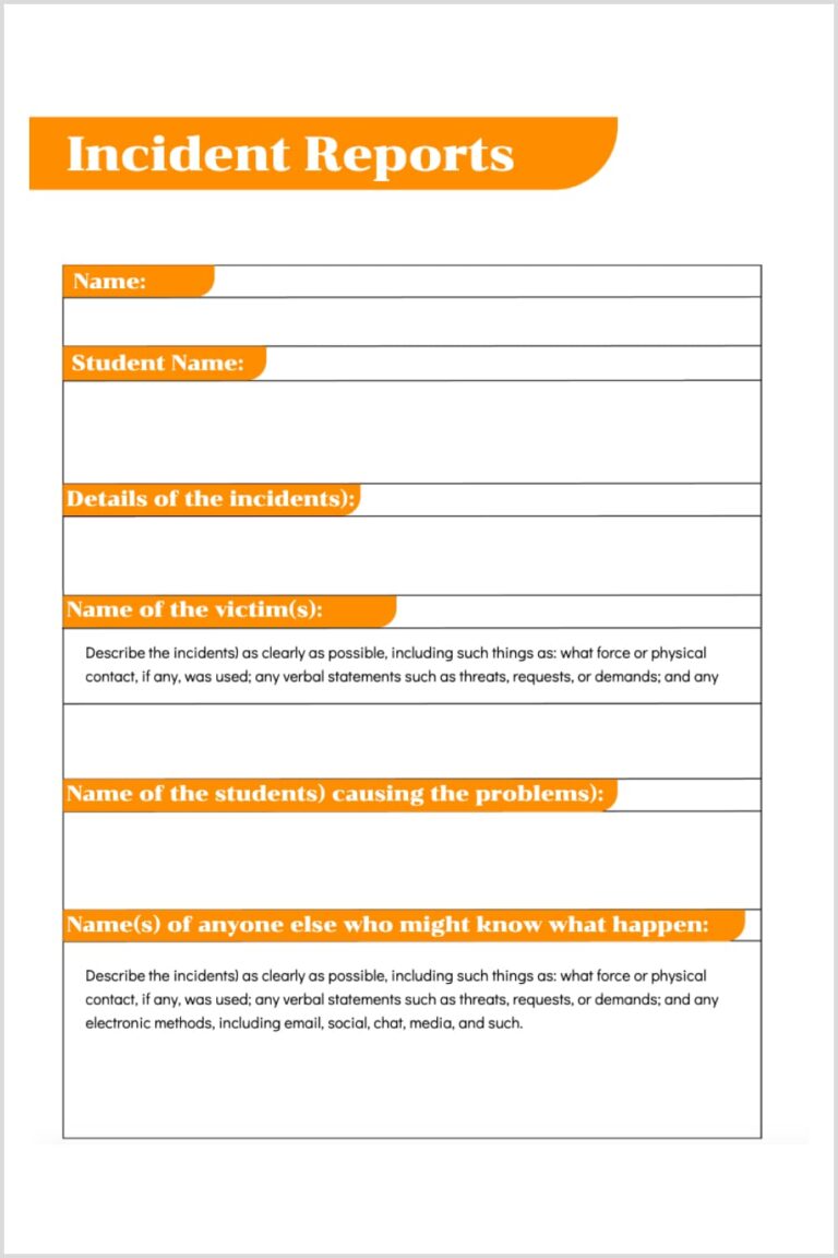 25 Best Police Report Templates for 2023 – MasterBundles