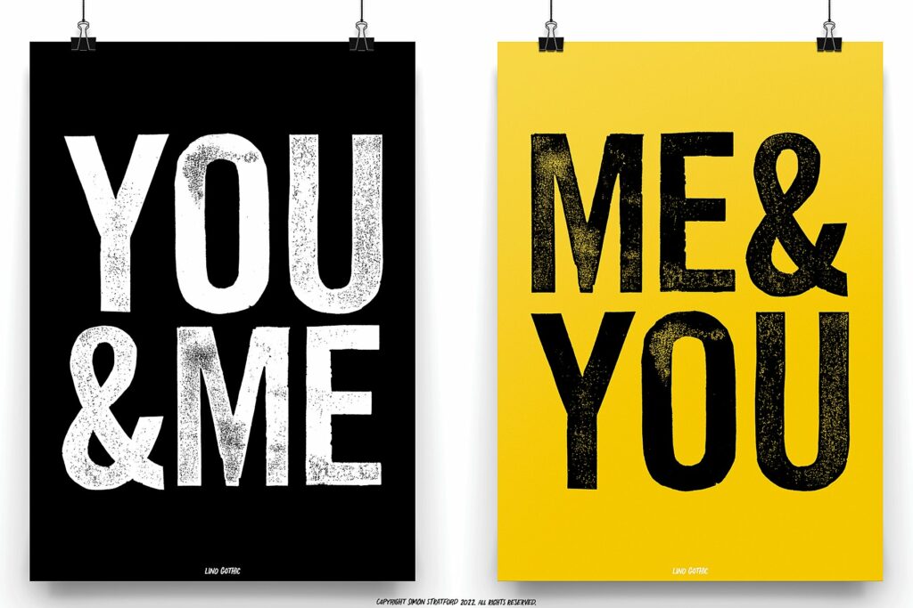 Display Font Lino Gothic – MasterBundles