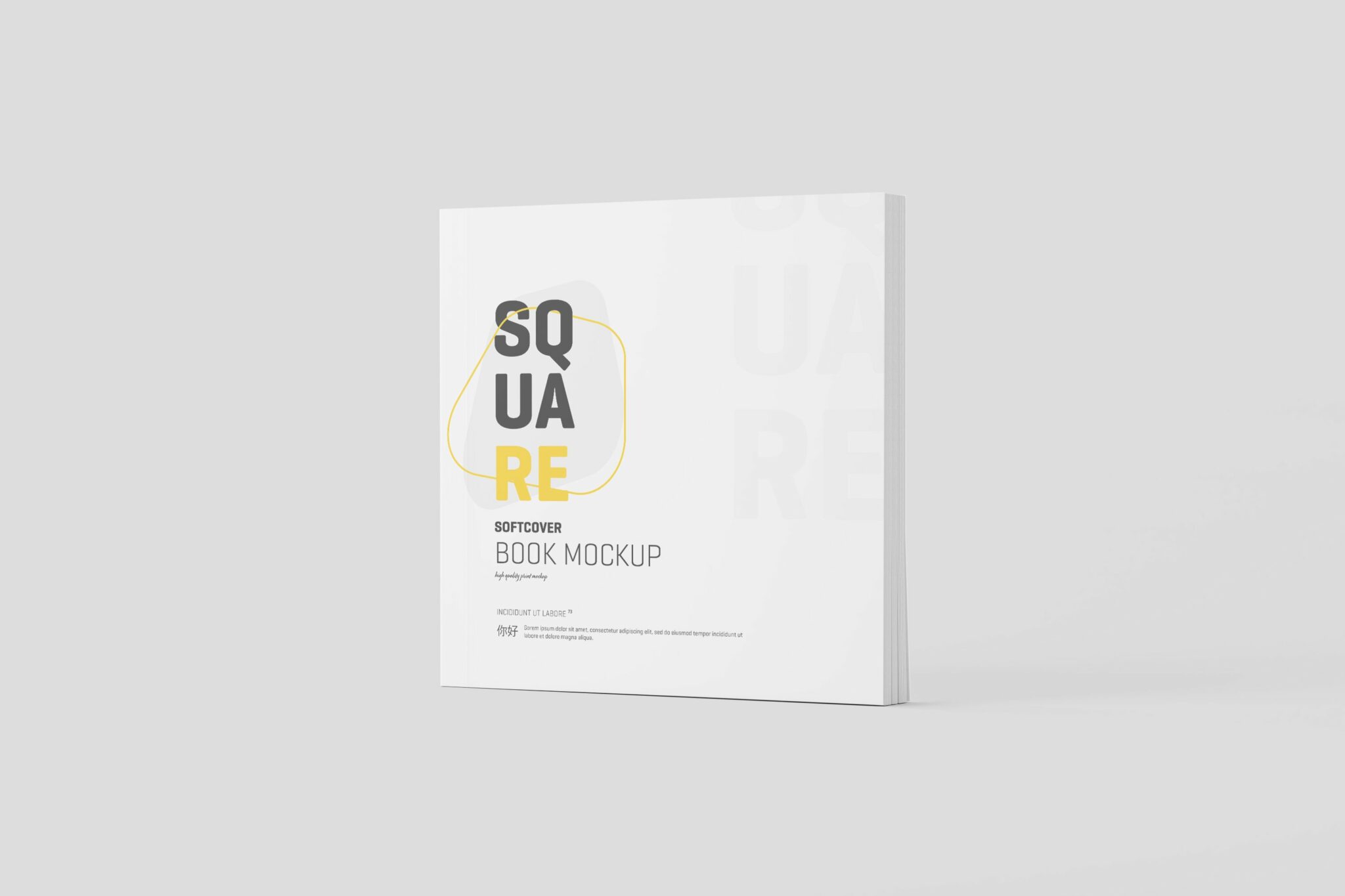 Square Softcover Book Mockup – MasterBundles