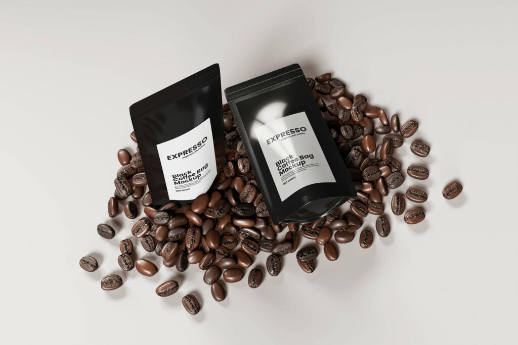 Black Coffee Bag Mockup – MasterBundles