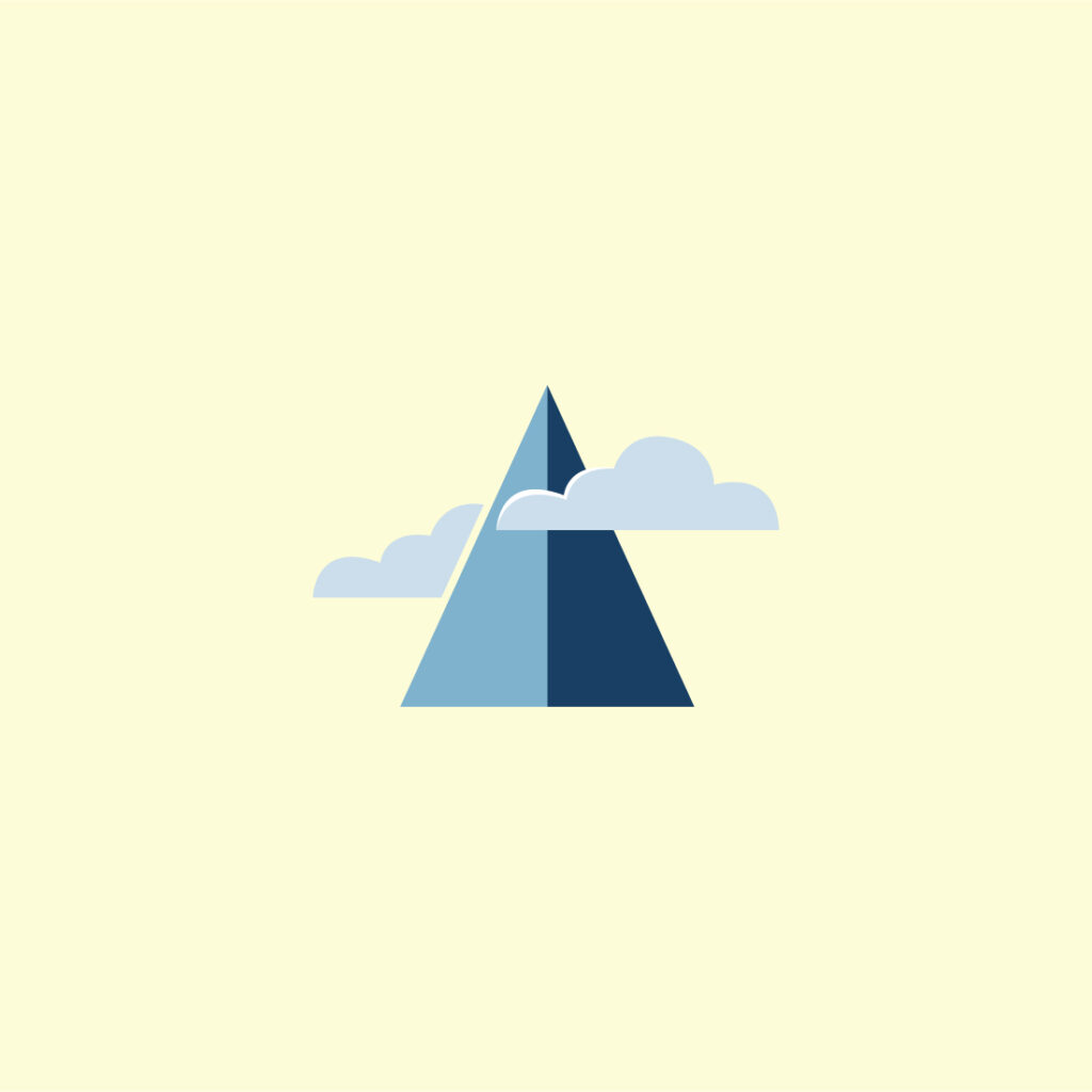 Simple and minimal shaped iconic logo design - MasterBundles