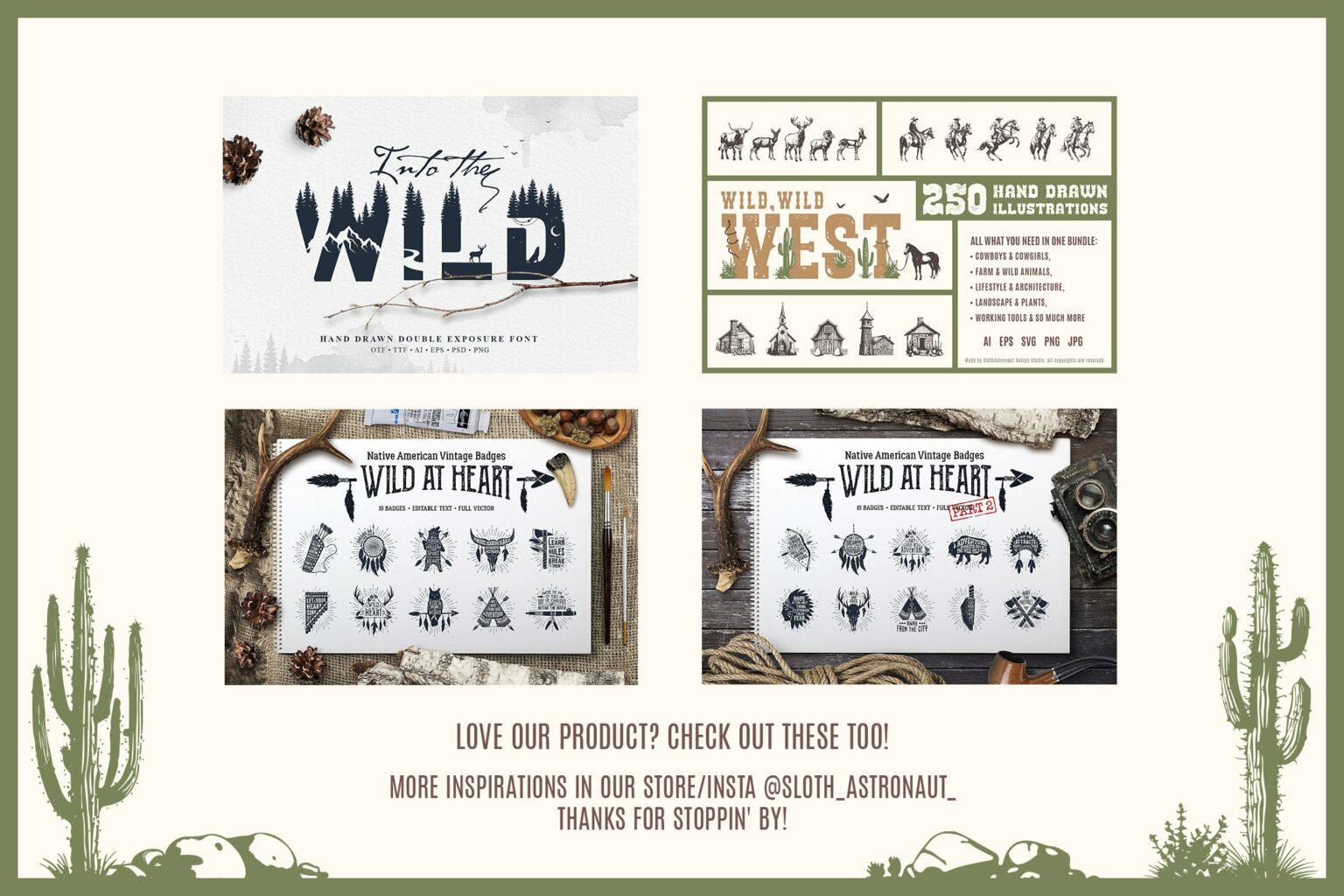 Wild Wild West. Color Font (4styles) – MasterBundles