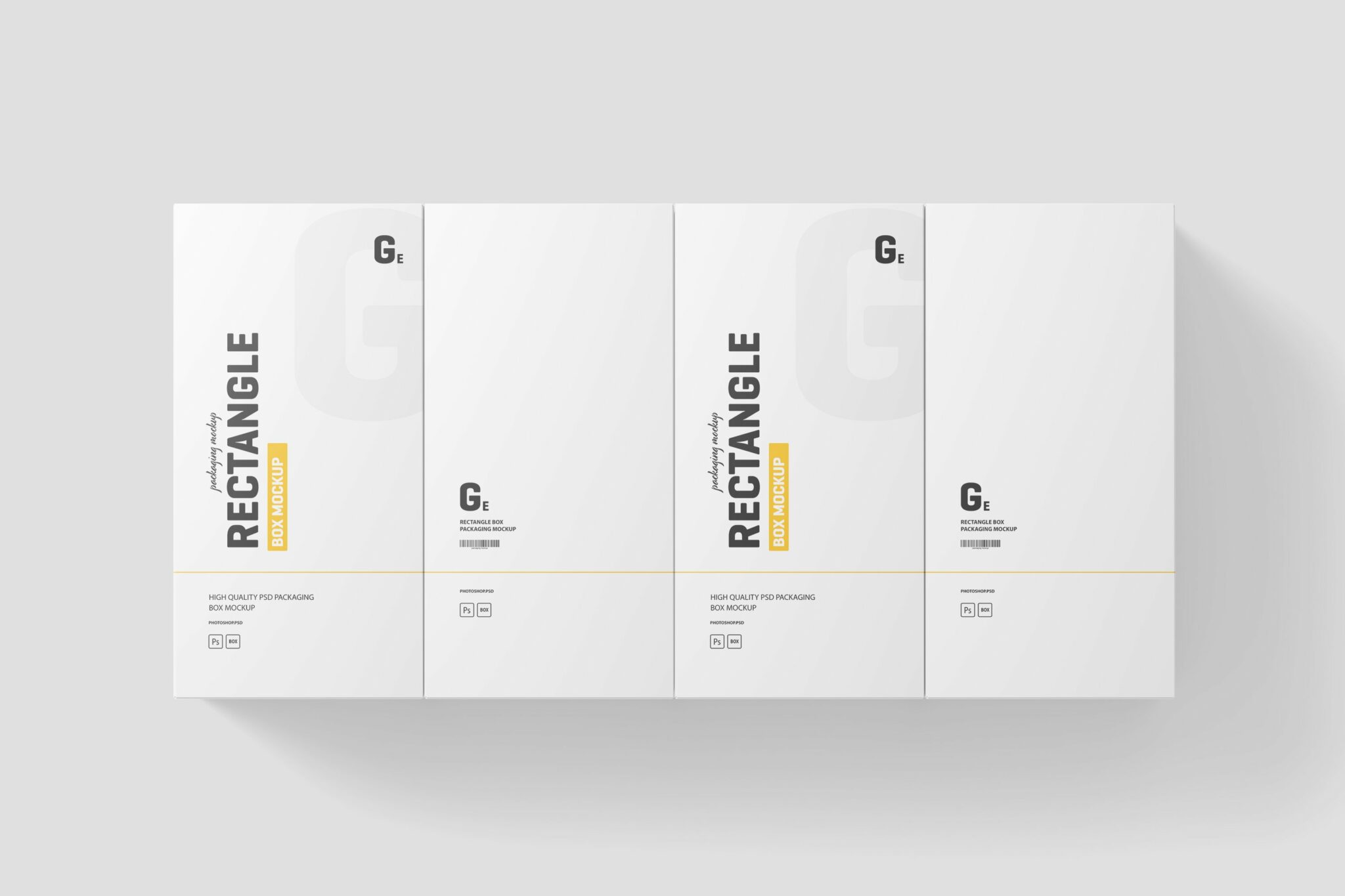 Rectangle Box Packaging Mockup – MasterBundles