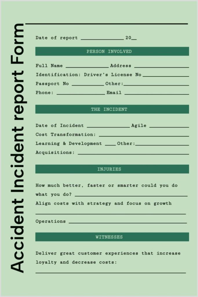 25 Best Police Report Templates for 2023 – MasterBundles