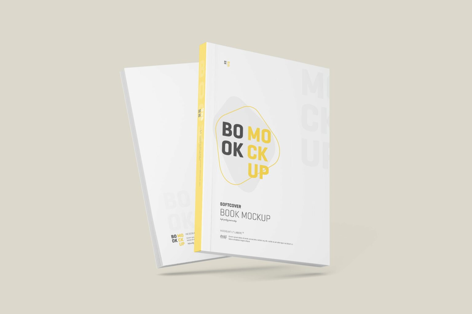 Softcover Book Mockup – MasterBundles