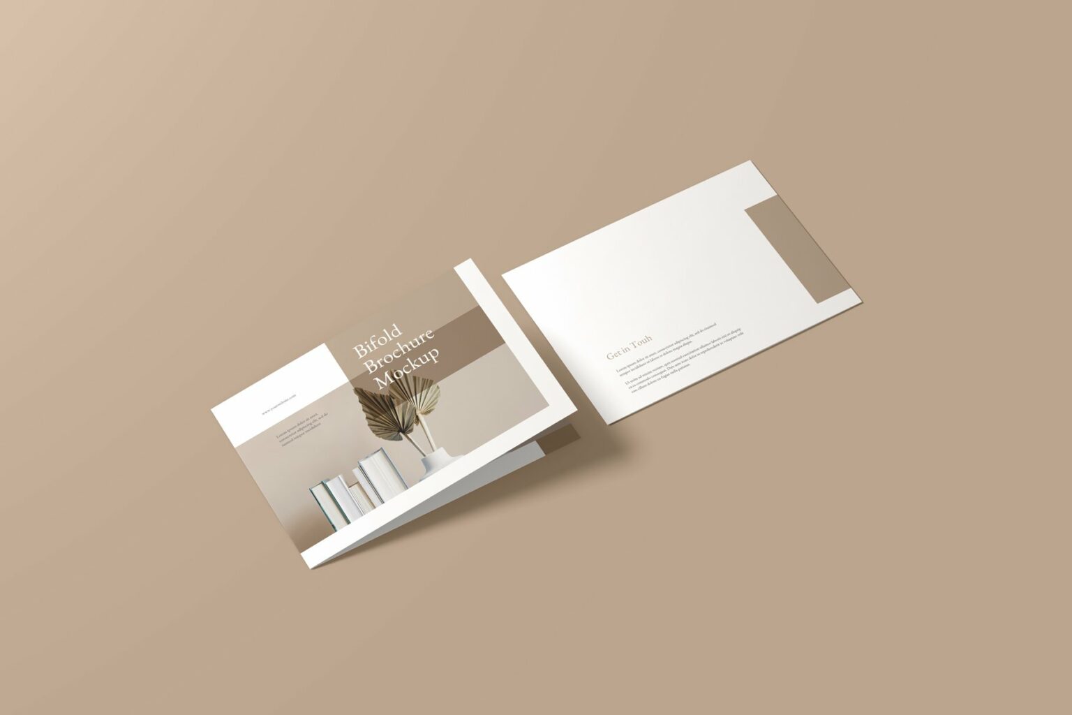 Landscape Bi-fold Brochure Mockup – MasterBundles