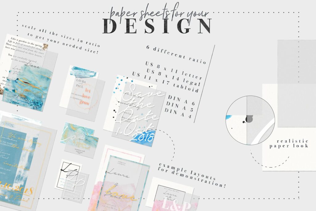 SCENE CREATOR Organic Wedding Mockup – MasterBundles