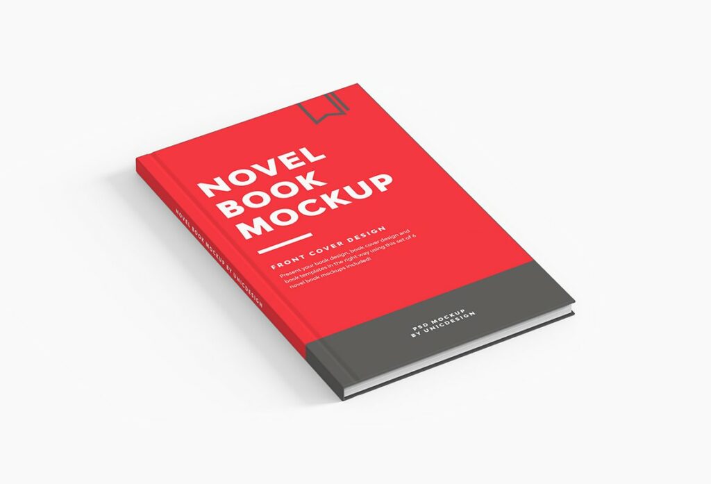 Novel Book Mockup – MasterBundles