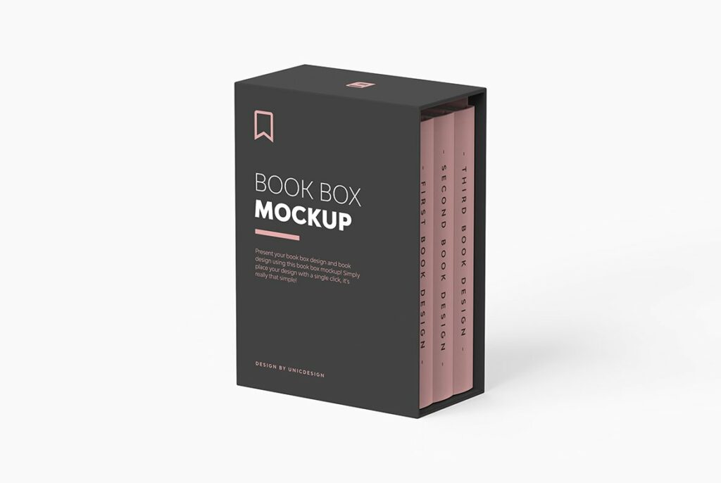 Book Box Mockup – MasterBundles