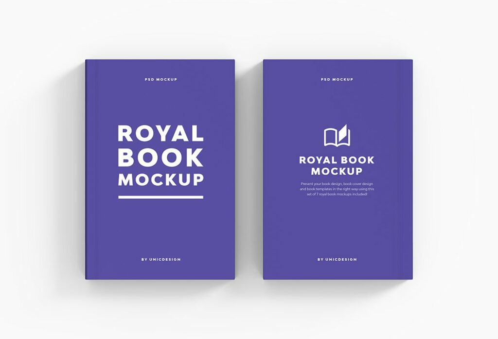 Royal Book Mockup – MasterBundles