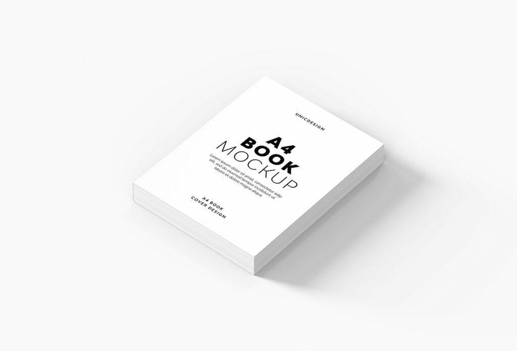 A4 Book Mockup – MasterBundles