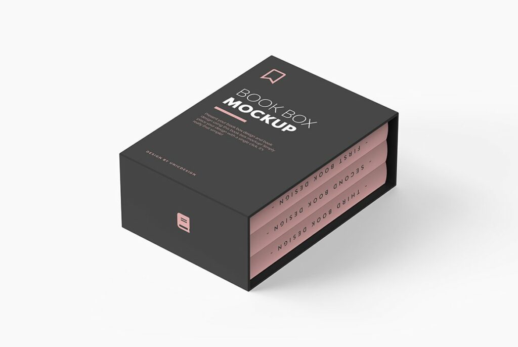 Book Box Mockup – MasterBundles