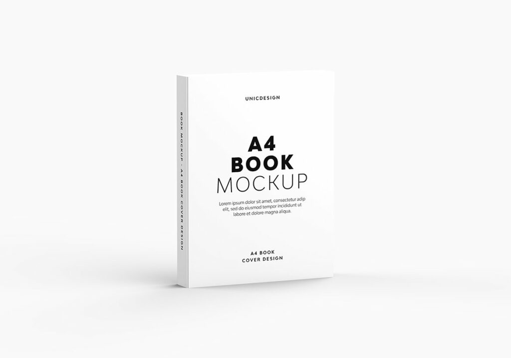 A4 Book Mockup – MasterBundles