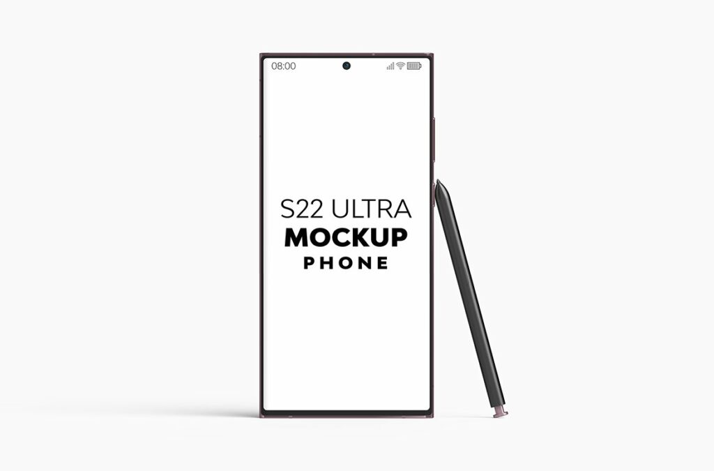 S22 Ultra Phone Mockup – MasterBundles