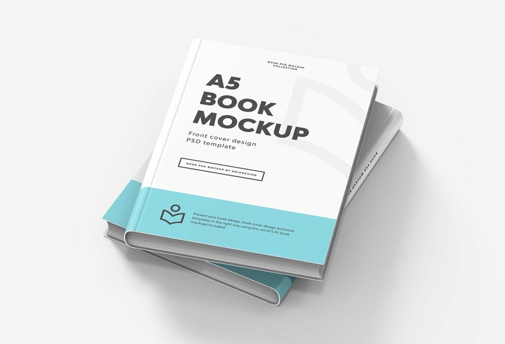 A5 Book Mockup – MasterBundles