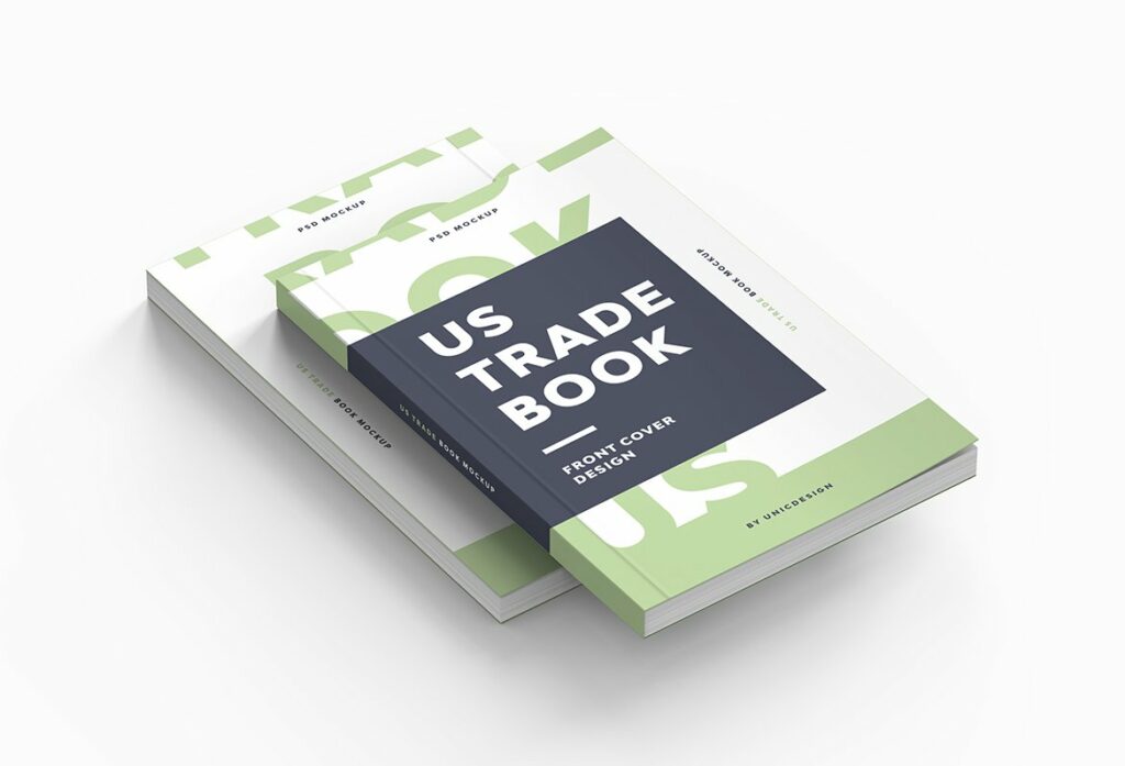 US Trade Book Mockup – MasterBundles