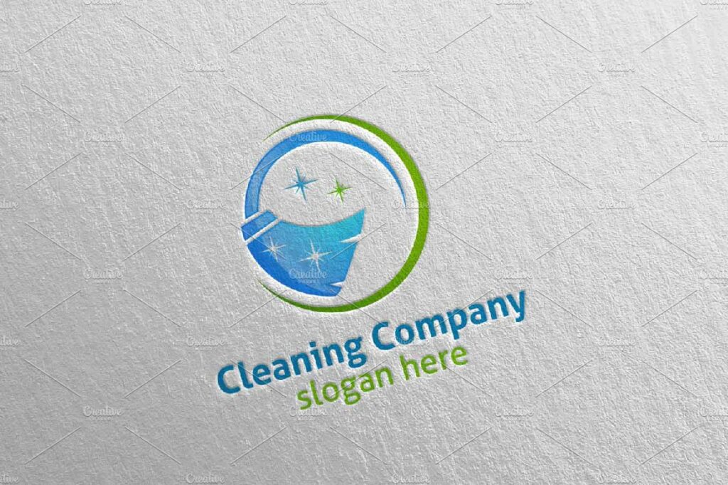 Cleaning Service Eco Friendly Logo 2 – MasterBundles