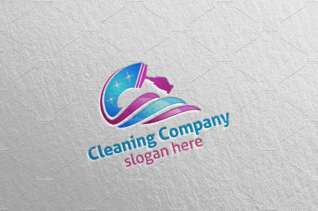 Cleaning Services Vector Logo Design – MasterBundles