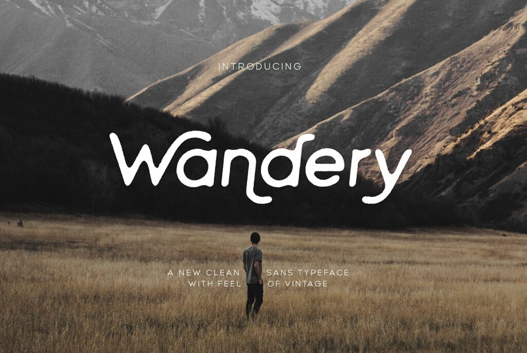 Wandery Modern x Vintage Typeface – MasterBundles