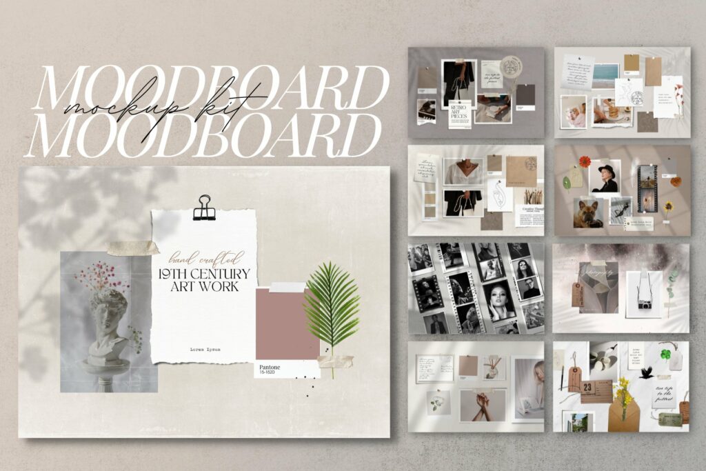 Moodboard Mockup Scene Creator Canva – MasterBundles