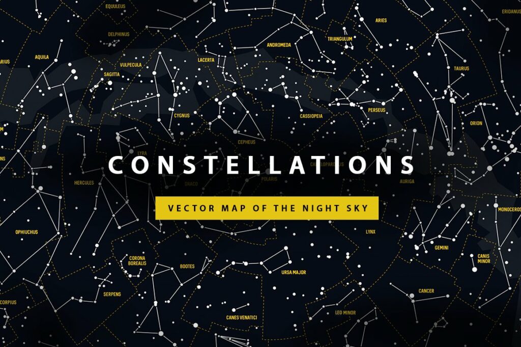 Night Sky with Constellations – MasterBundles