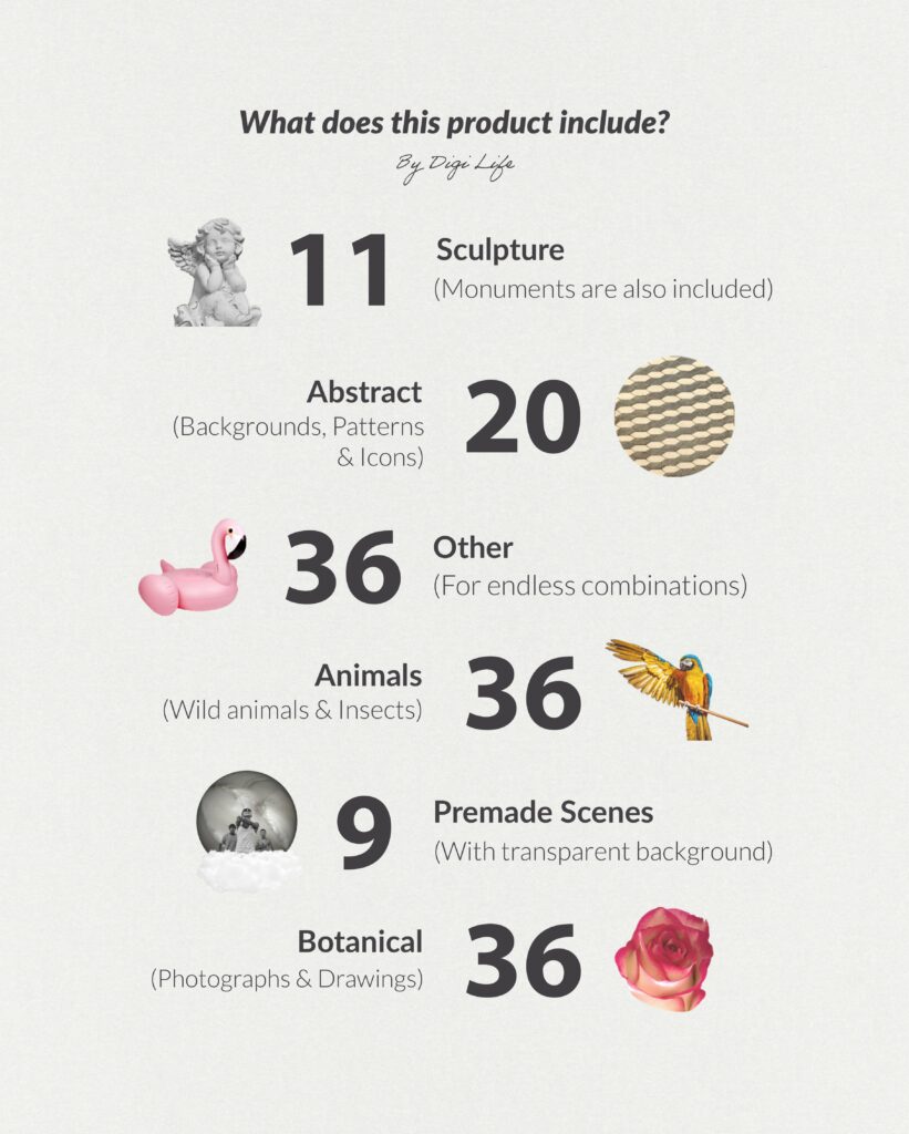 250+ Elements - Collage Creator Pack – MasterBundles