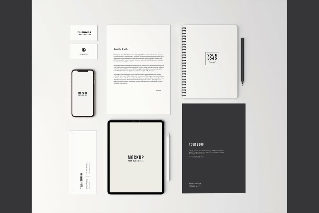 Stationery Branding Mockup Bundle V2 – MasterBundles